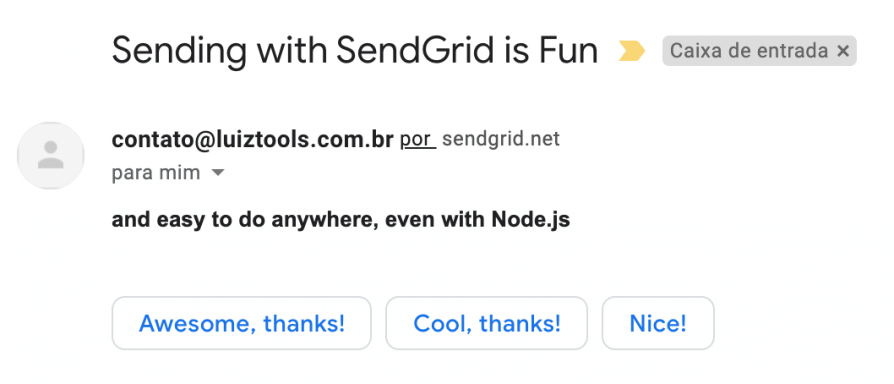 Como Enviar Emails Em Nodejs Usando Sendgrid Luiztools