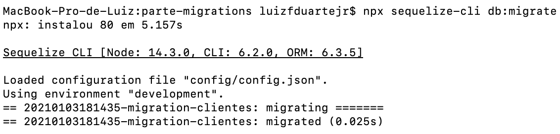 Tutorial De Migrations Com Nodejs E Sequelize Luiztools 0555