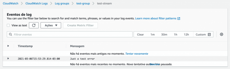 Logging De Aplicações Node Js Com Aws Cloudwatch Luiztools